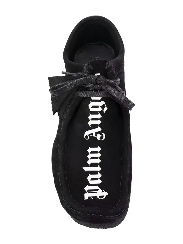 Palm Angels X Clarks Logo Suede Boots - Black
