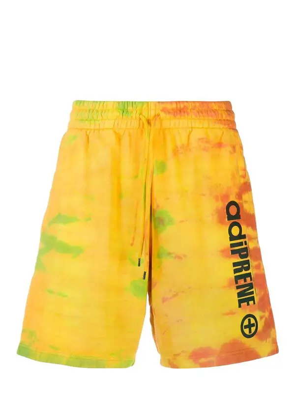 Adidas Adiprene Tie-dye Track Shorts - Yellow
