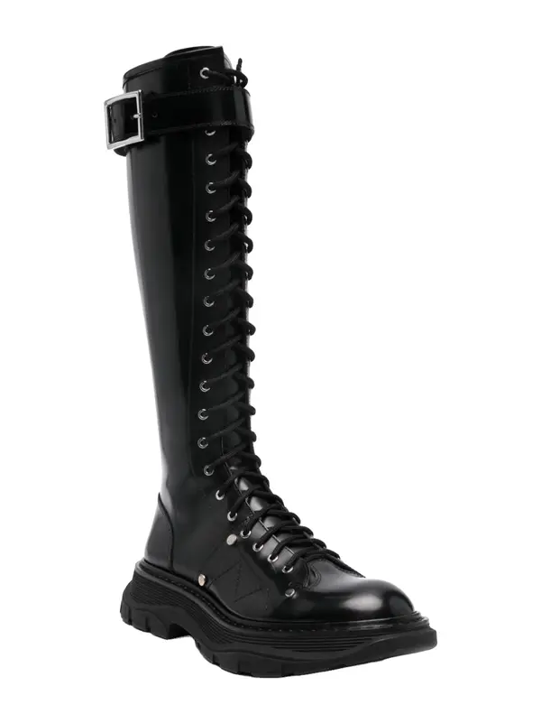 Alexander McQueen Tread Slick Boots - Black