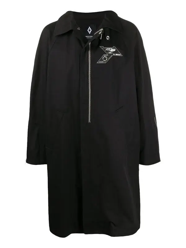 COUNTY OF MILAN Marcelo Burlon County Long Coat - Black