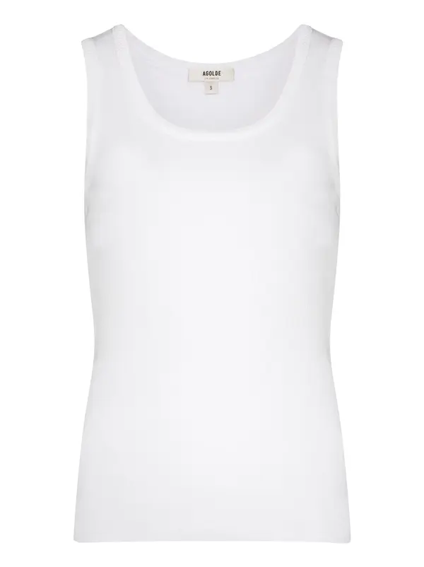 AGOLDE Sleeveless Tank Top - White