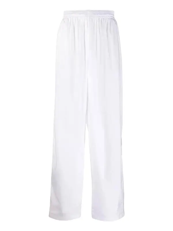 Balenciaga Slouchy Wide-leg Track Pants - White