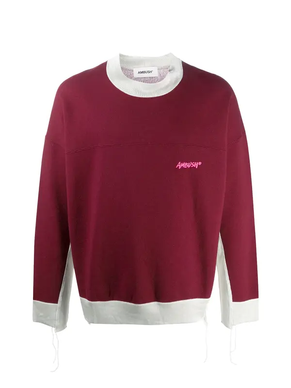 AMBUSH Panel Detailing Sweatshirt - Red
