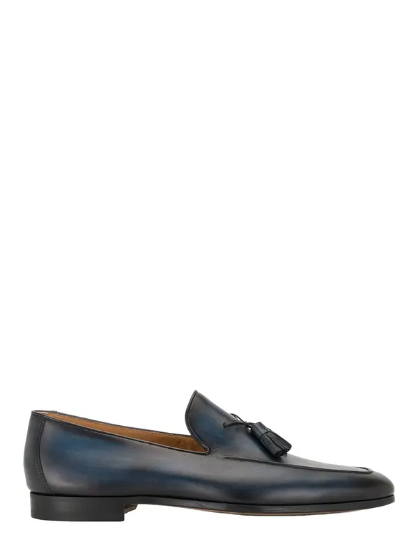 Magnanni Tasselled Leather Loafers - Blue
