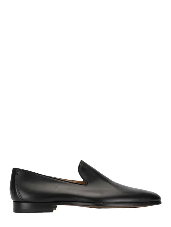 Magnanni Leather Loafers - Black