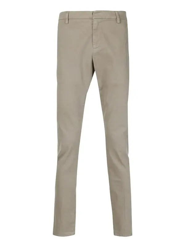 DONDUP Slim-fit Chino Trousers - Grey