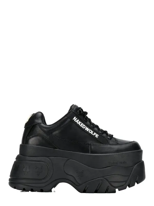 NAKED WOLFE Platform Low-top Sneakers - Black