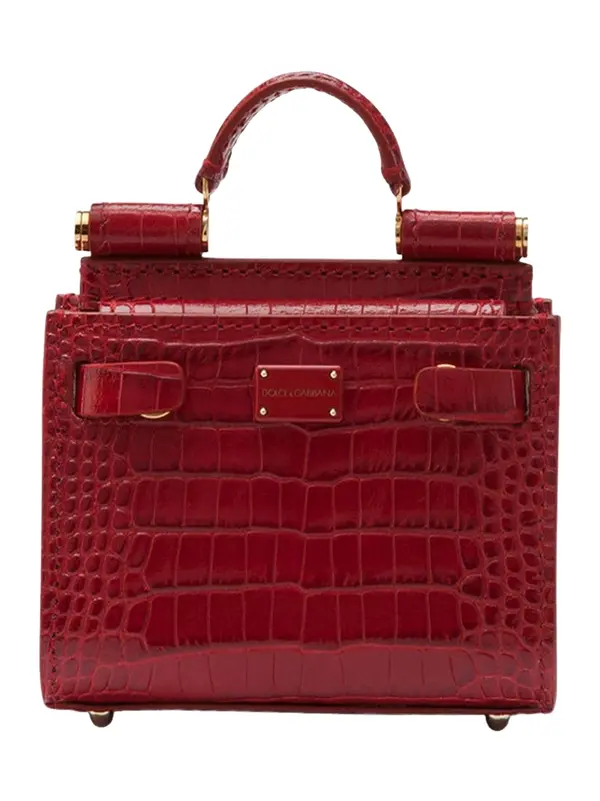 Dolce & Gabbana Micro Sicily 62 Tote - Red