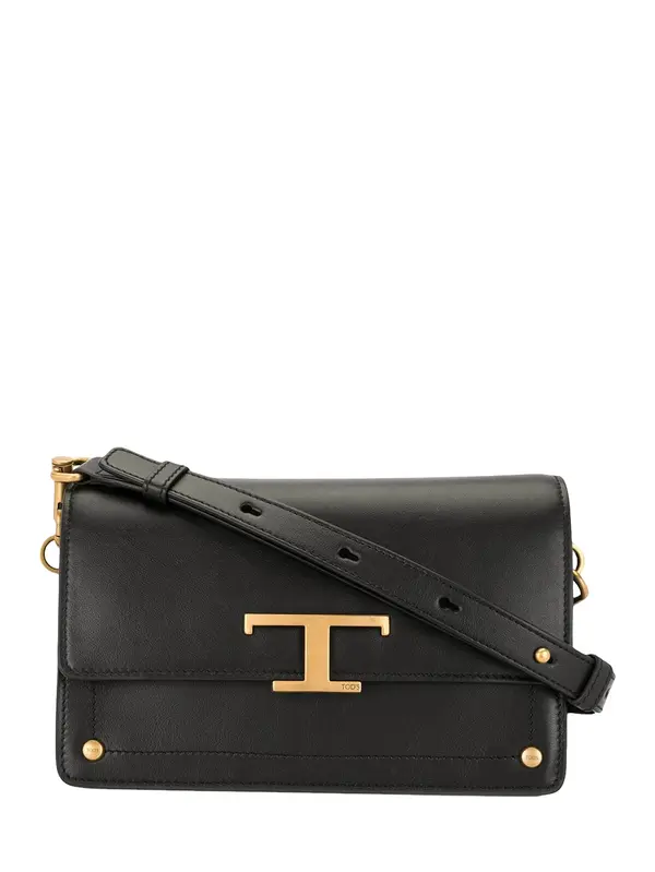 TOD'S T Timeless Shoulder Bag - Black