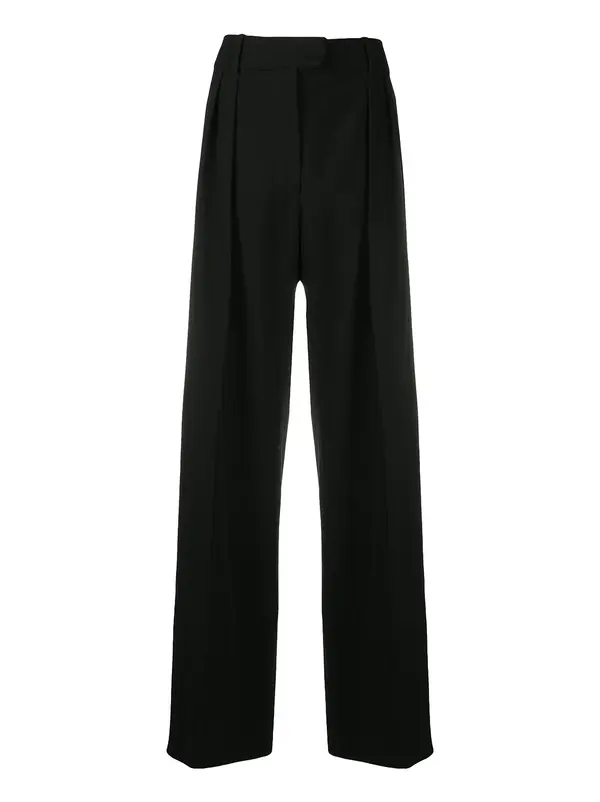 Valentino Garavani Wide-leg Trousers - Black