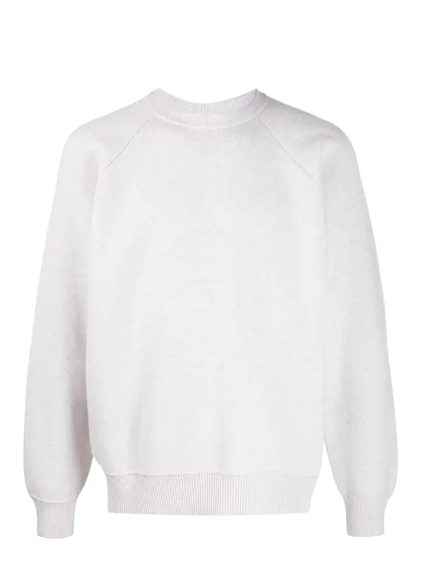 BARRIE Ideal Rib-trimmed Jumper - White