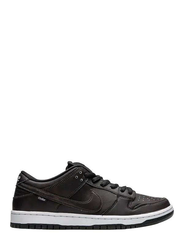 Nike X Civilist Sb Dunk Low Sneakers - Black