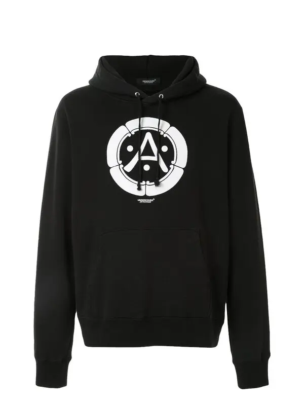 UNDERCOVERISM Graphic Print Hoodie - Black