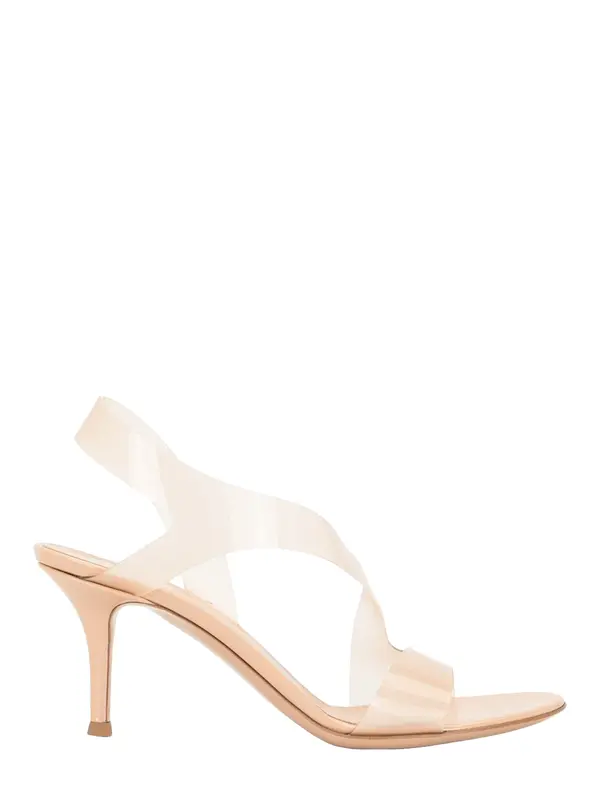 GIANVITO ROSSI Metropolis 70mm Slingback Sandals - White