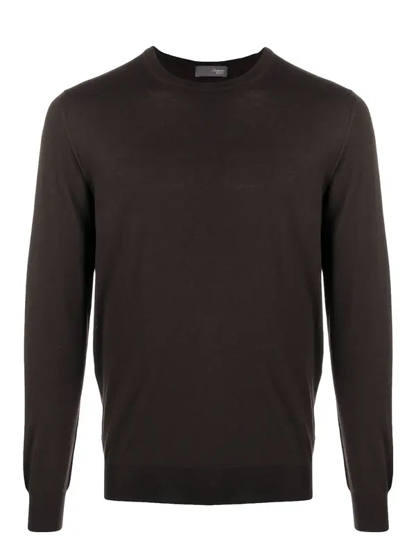 DRUMOHR Merino-wool Sweater - Brown