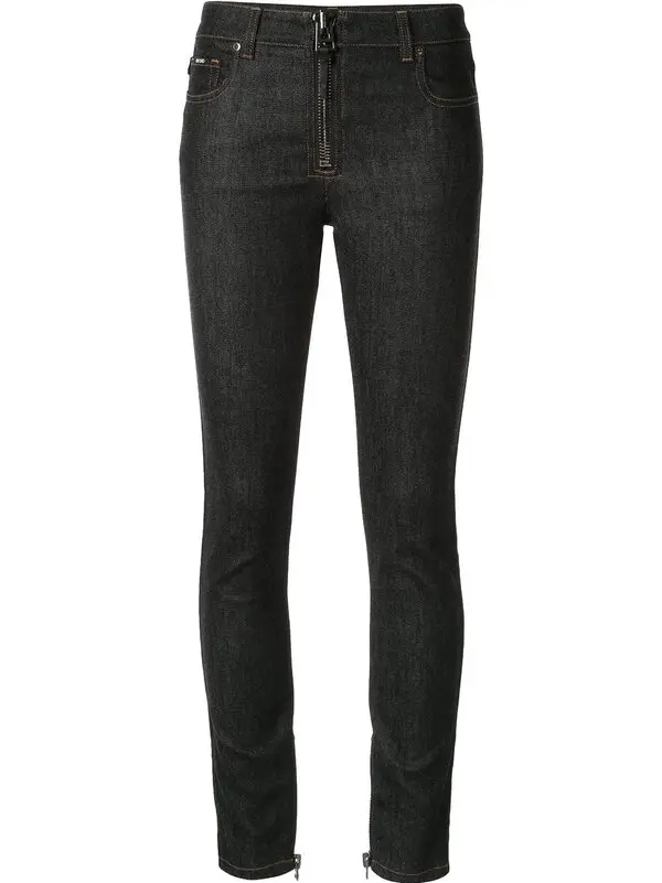 TOM FORD Zip-up Skinny Jeans - Blue