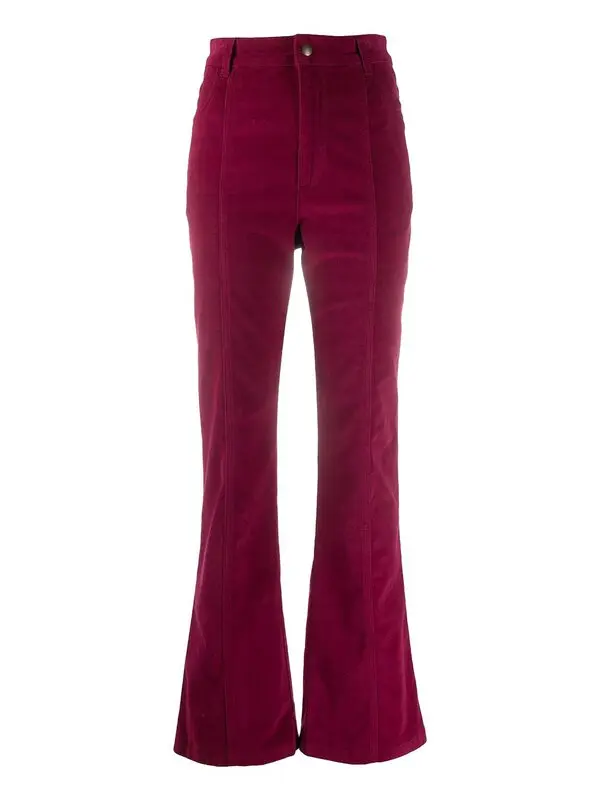 Philosophy Di Lorenzo Serafini High-waisted Flared Trousers - Pink