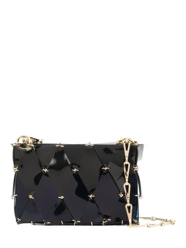 Rabanne Diamond Chain-link Tote - Blue