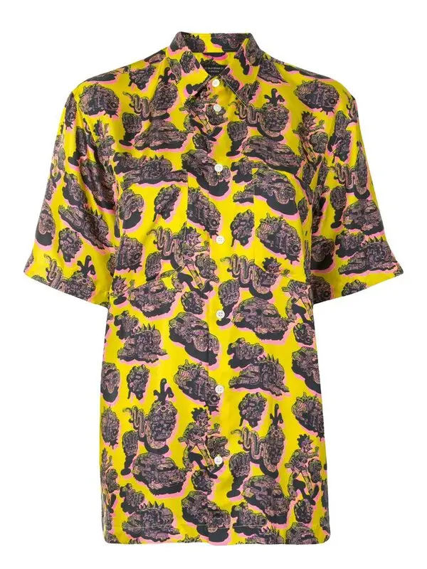 Stella McCartney Ricky Silk Shirt - Yellow
