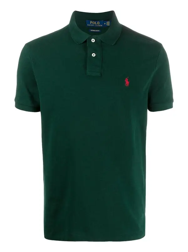 Polo Ralph Lauren Logo-embroidered Piqué Polo Shirt - Green
