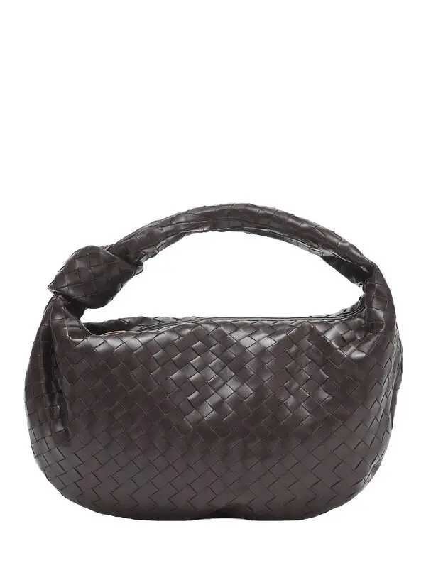 Bottega Veneta Jodie Intrecciato Leather Tote - Brown