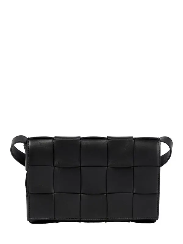 Bottega Veneta Cassette Crossbody Bag - Black