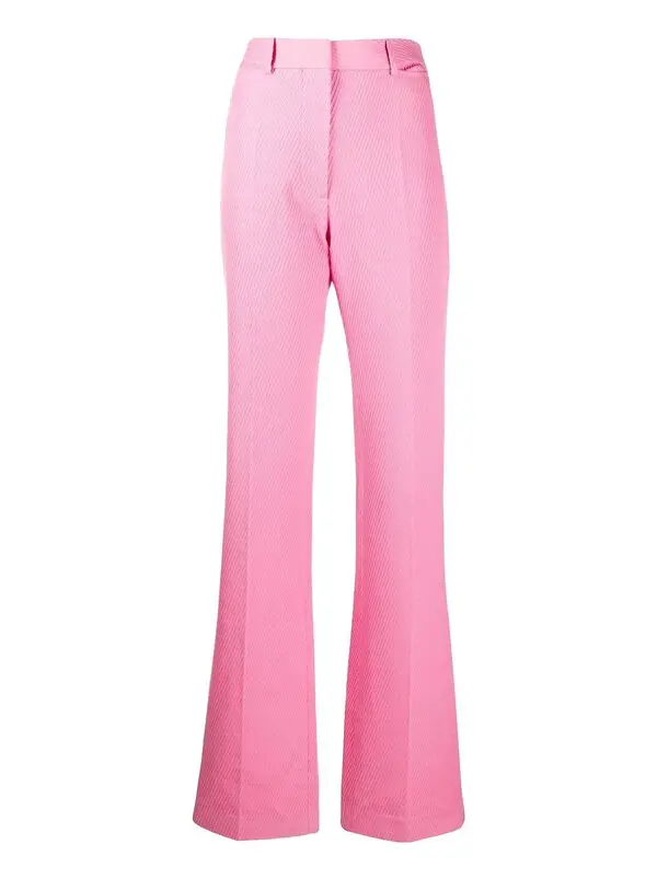 Victoria Beckham High-waisted Tailored Trousers - Pink