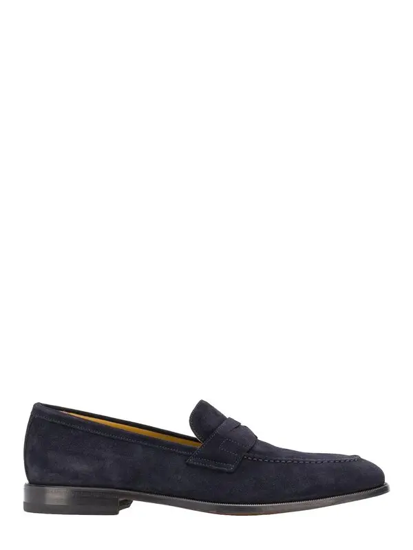 SCAROSSO Raimond Penny Loafers - Blue