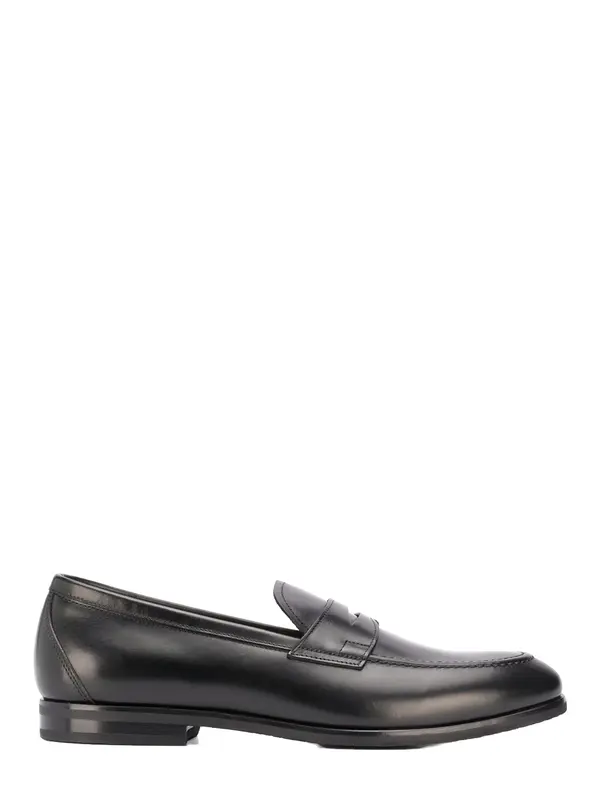 SCAROSSO Renato Penny Loafers - Black