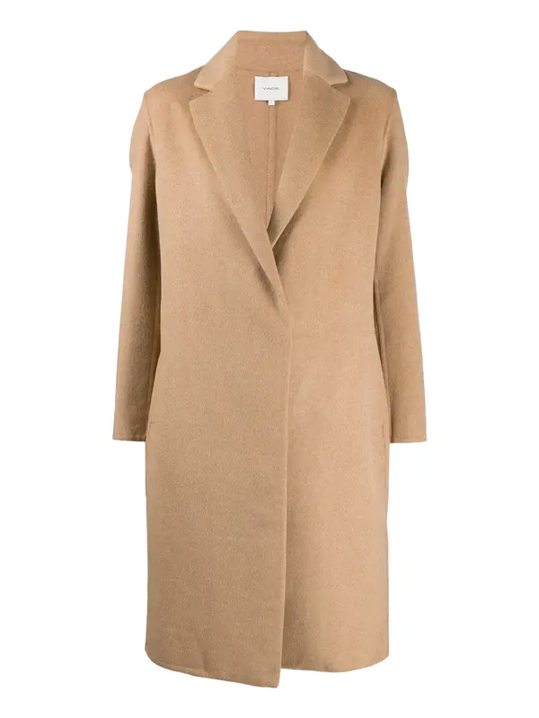 Vince Oversized Robe Coat - Brown