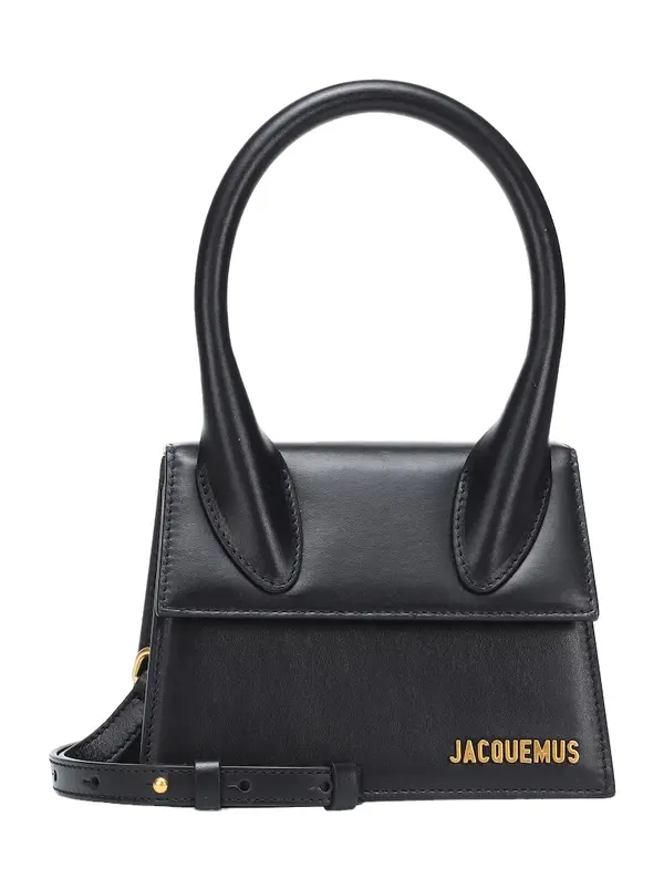 Jacquemus Le Chiquito Moyen Leather Tote - Black