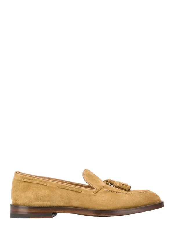 SCAROSSO X Wm Brown William Suede Loafers - Neutrals