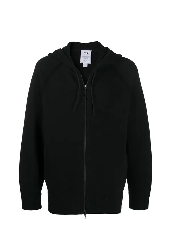 Y3 Classic Winter Full-zip Hoodie - Black