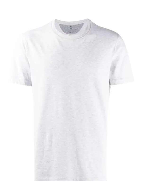 Brunello Cucinelli Basic T-shirt - Grey
