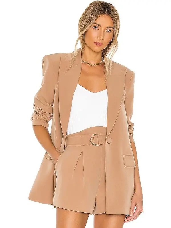 CAMILA COELHO Morena Blazer - Nude Toffee