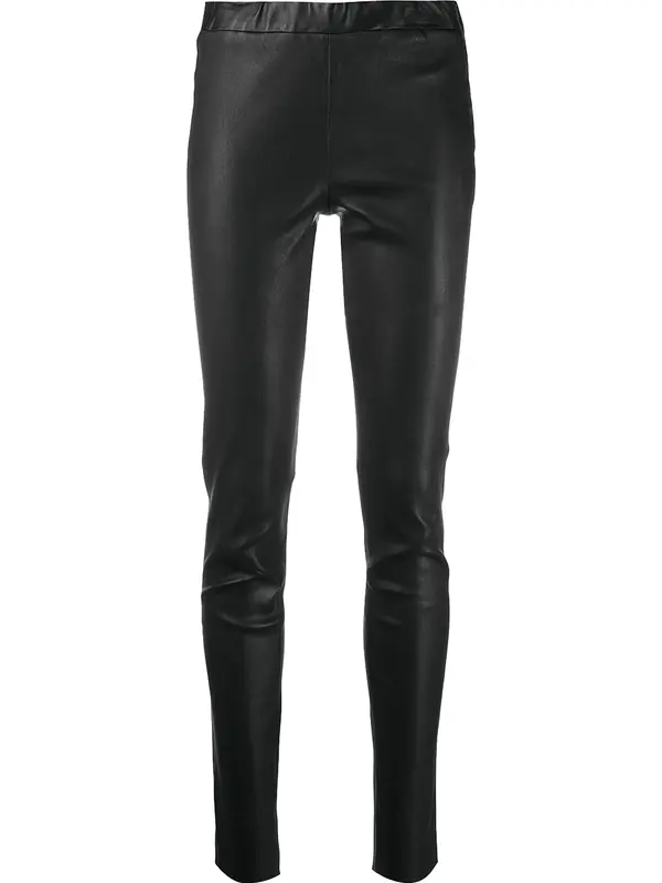 ARMA Skinny Leather Trousers - Black