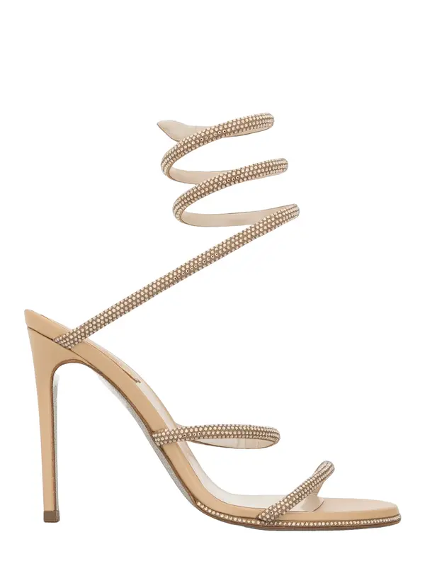 Rene Caovilla Cleo High-heel Sandals - Gold