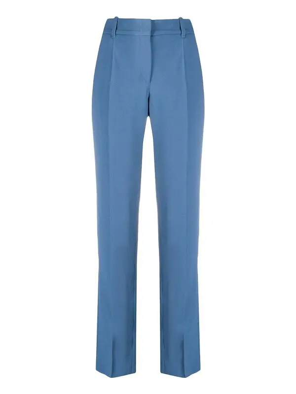 Emporio Armani High-waist Slim Trousers - Blue