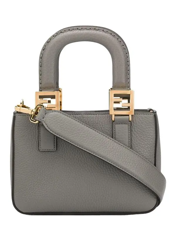 Fendi Mini Ff Tote - Grey
