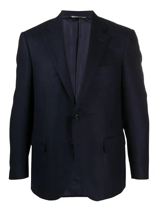 Canali Single-breasted Blazer - Blue