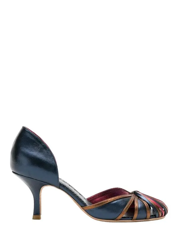 STUDIO CHOFAKIAN Leather Heels - Blue