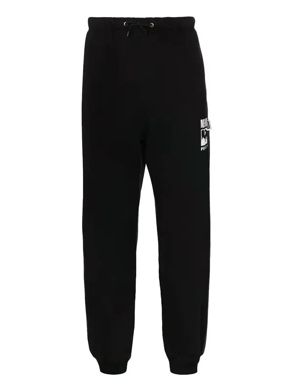 NEIGHBORHOOD Logo Print Sweatpants - Black