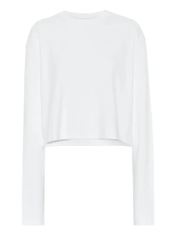 Wardrobe.NYC Release 03 Cotton Jersey Top - White