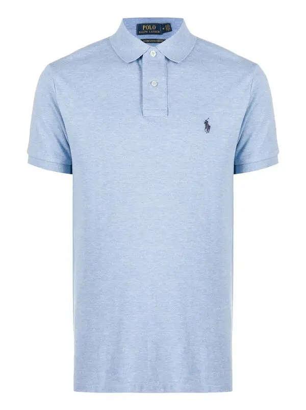 Polo Ralph Lauren Embroidered Motif Polo Shirt - Blue