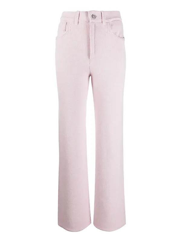 BARRIE Wide-leg Trousers - Pink