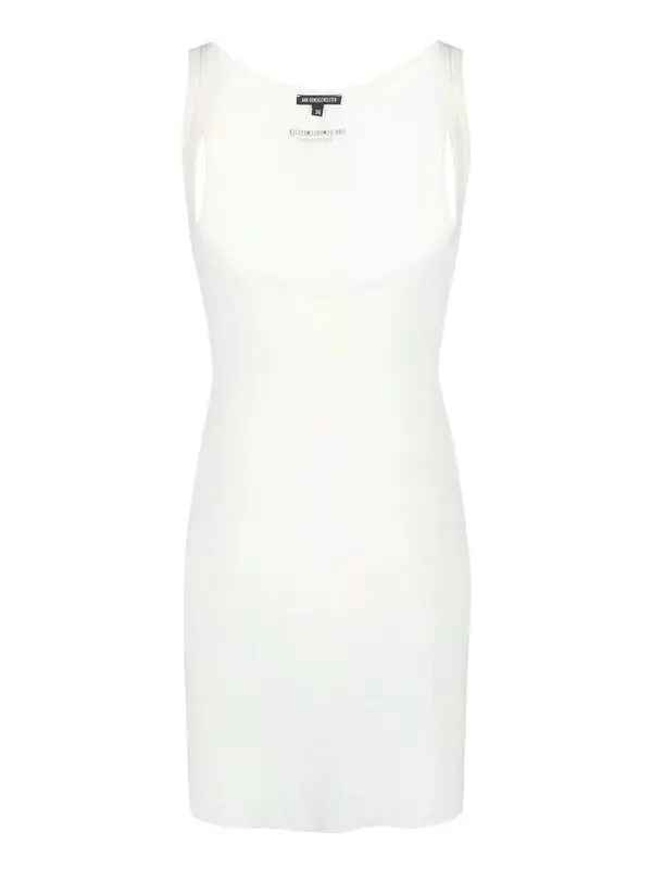 ANN DEMEULEMEESTER Ribbed Tank Top - Neutrals