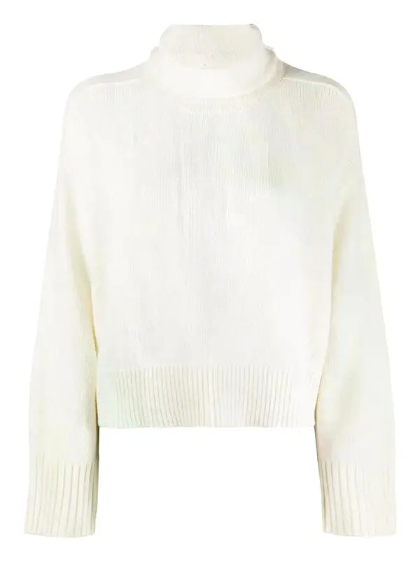 Loulou De Saison Roll Neck Jumper - White