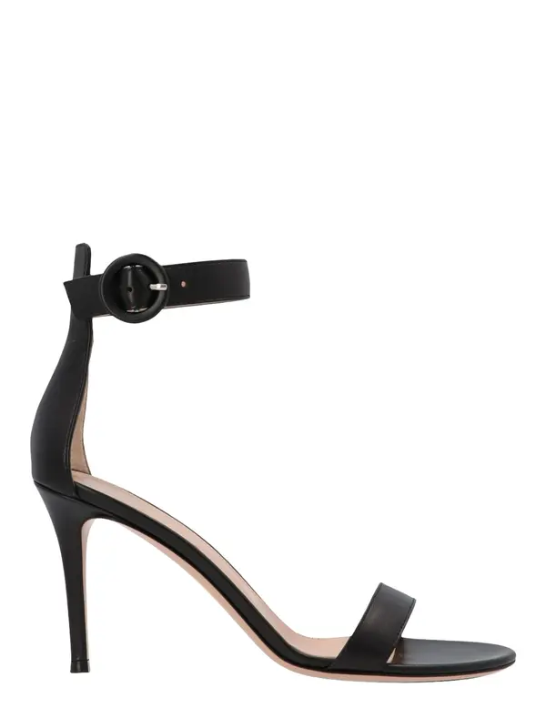 GIANVITO ROSSI 85mm Portofino Sandals - Black