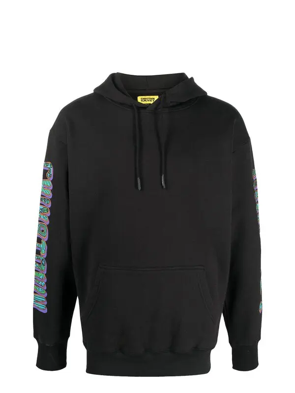 MARKET Graphic Print Hoodie - Black