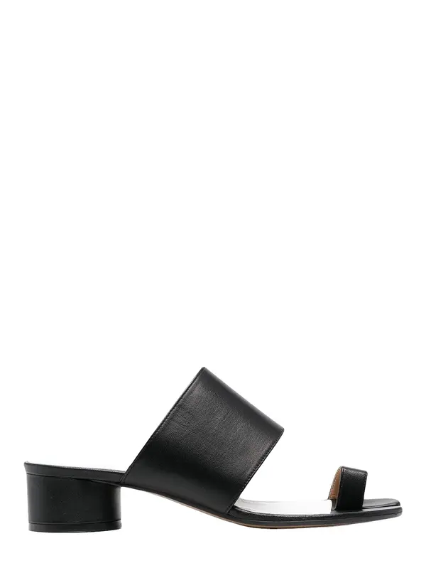 MAISON MARGIELA Tabi 30mm Leather Mules - Black